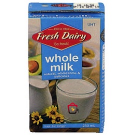 Buy FRESH DAIRY WHOLE MILK 250ML - Best Price | Dantty Uganda